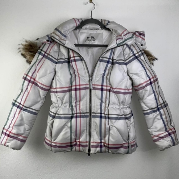 Coach | Jackets & Coats | 2 For 0 Coach Tattersall Short Legacy Puffer ...